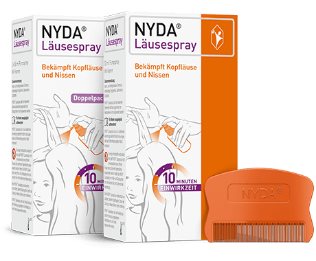 NYDA® Läusespray gegen Kopfläuse und Nissen | NYDA®