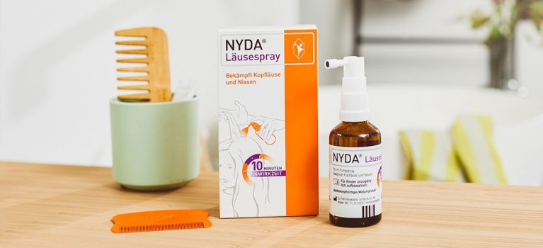 NYDA® Läusespray gegen Kopfläuse und Nissen | NYDA®